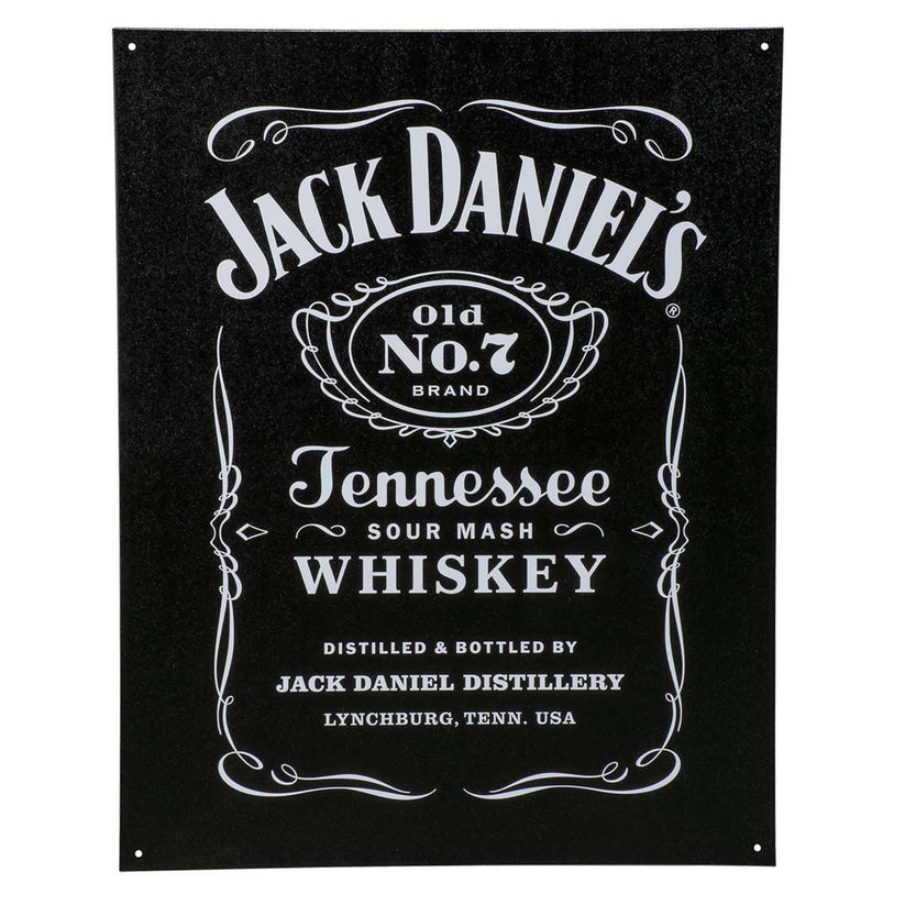 Jack Daniel's Label Tin Sign | CAVES